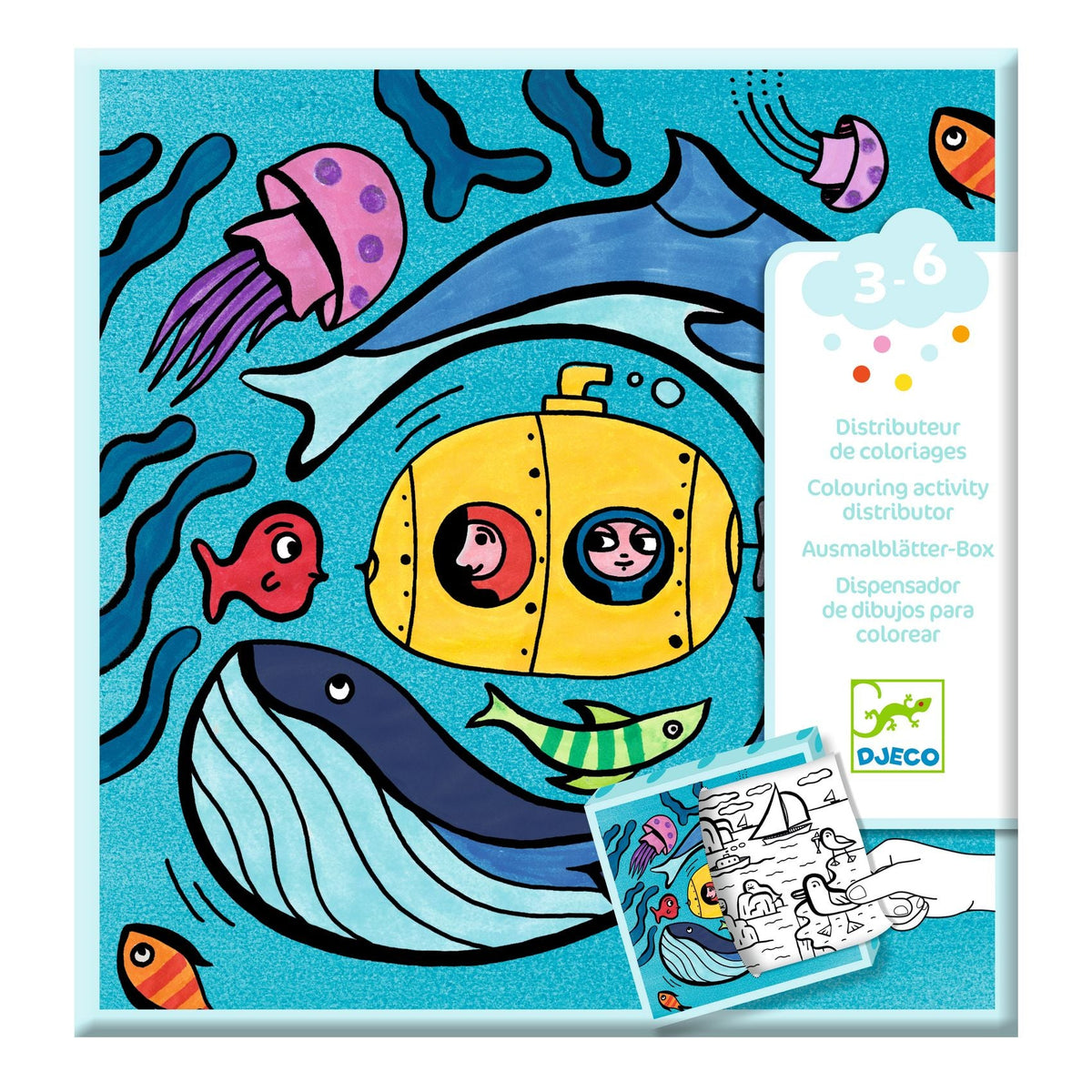 Colouring Activity Set – Ocean – Pause Room